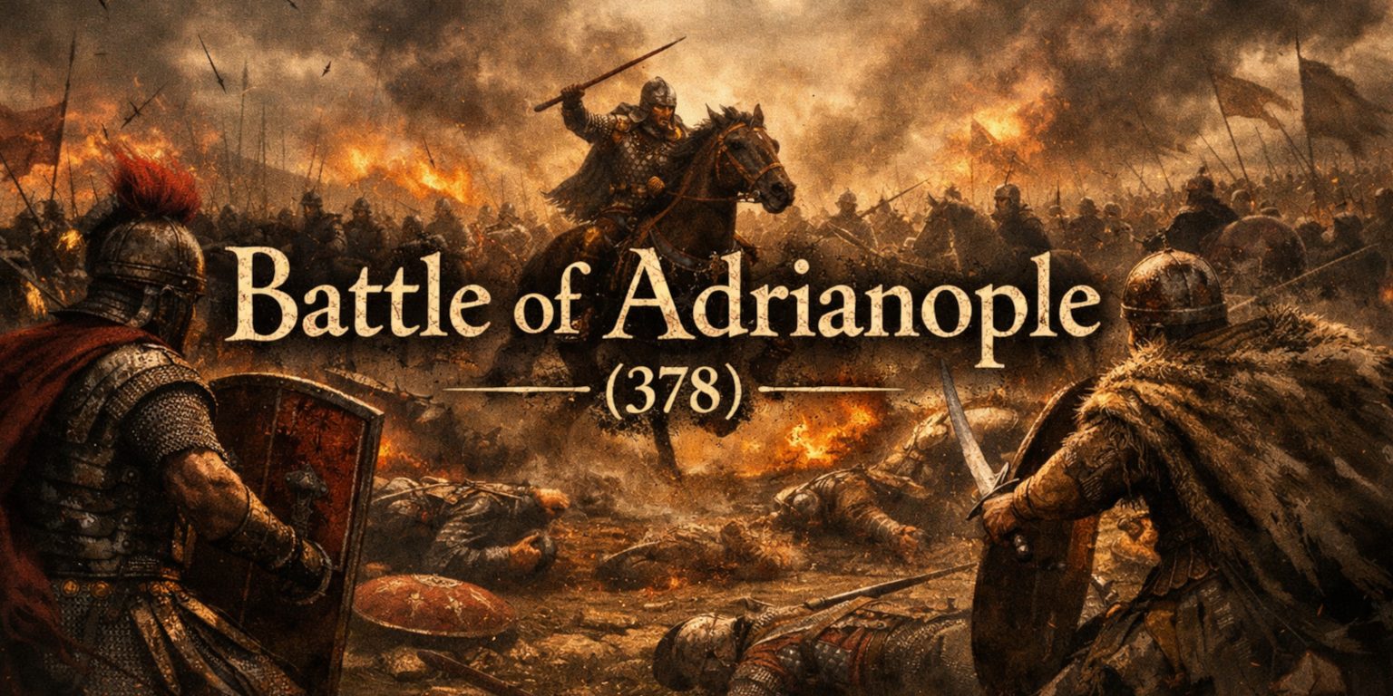 Battle of Adrianople (378): The Crushing Defeat That Changed Rome Forever