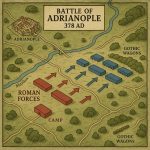 Battle of Adrianople (378 AD) - Exposed a fragile Roman military ...