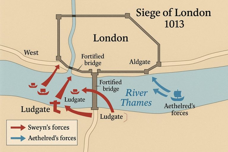 Siege of London (1013) - Sweyn Forkbeard pressure breaks "Æthelred the ...