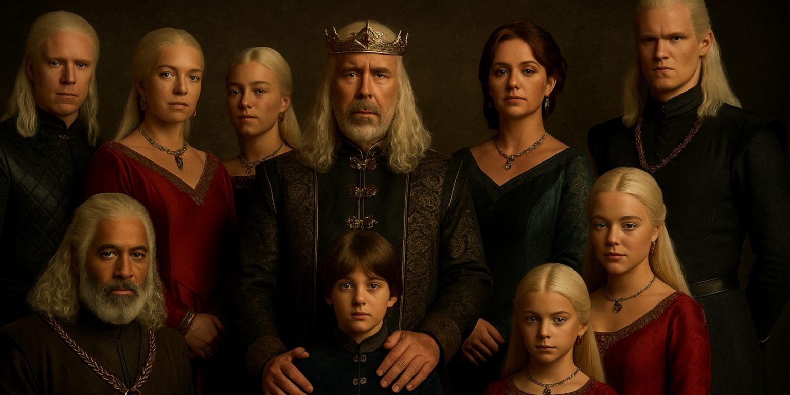 Full House of the Dragon Family Tree Chart & Targaryen Lineage Explained