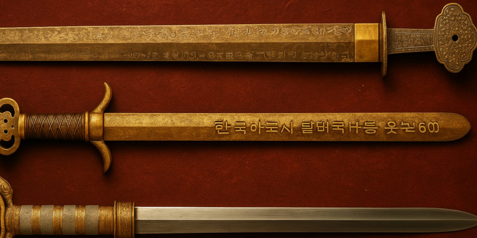 100 Types of Korean Swords by Era