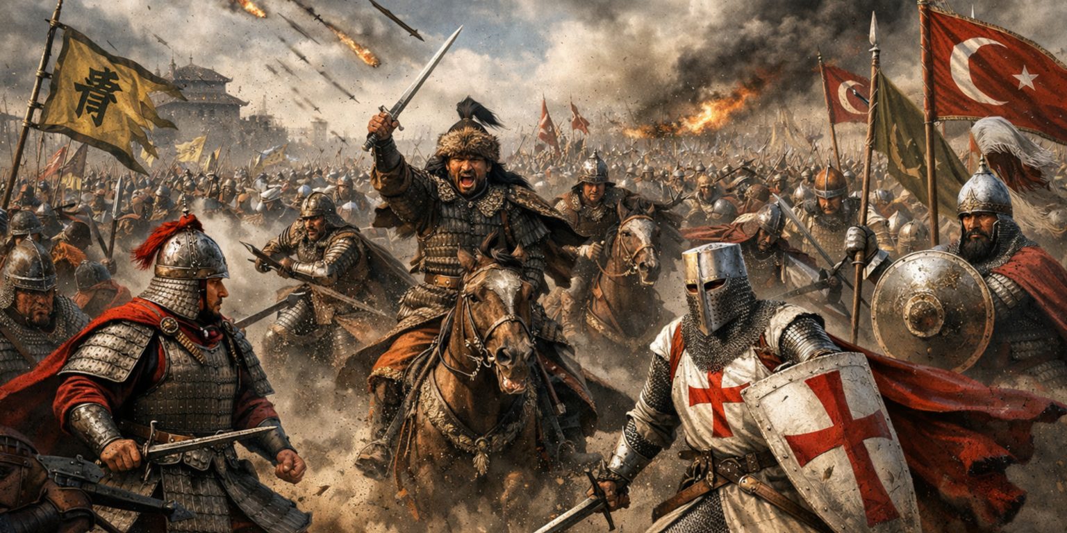 Biggest Armies in Medieval History, Battles and Leaders