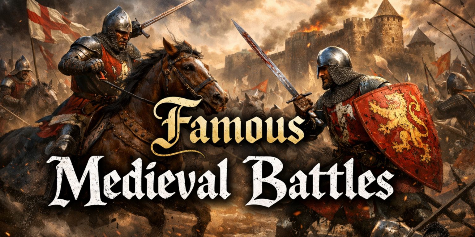 30 Famous Medieval Battles Explained, Forces and Legacy
