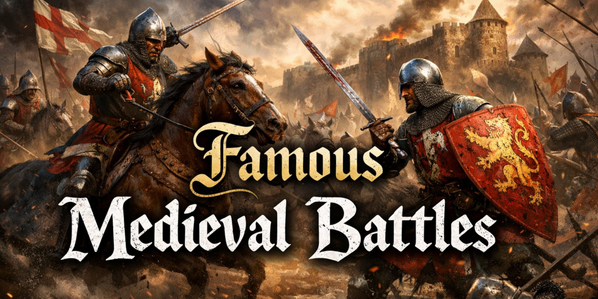 30 Famous Medieval Battles Explained, Forces and Legacy
