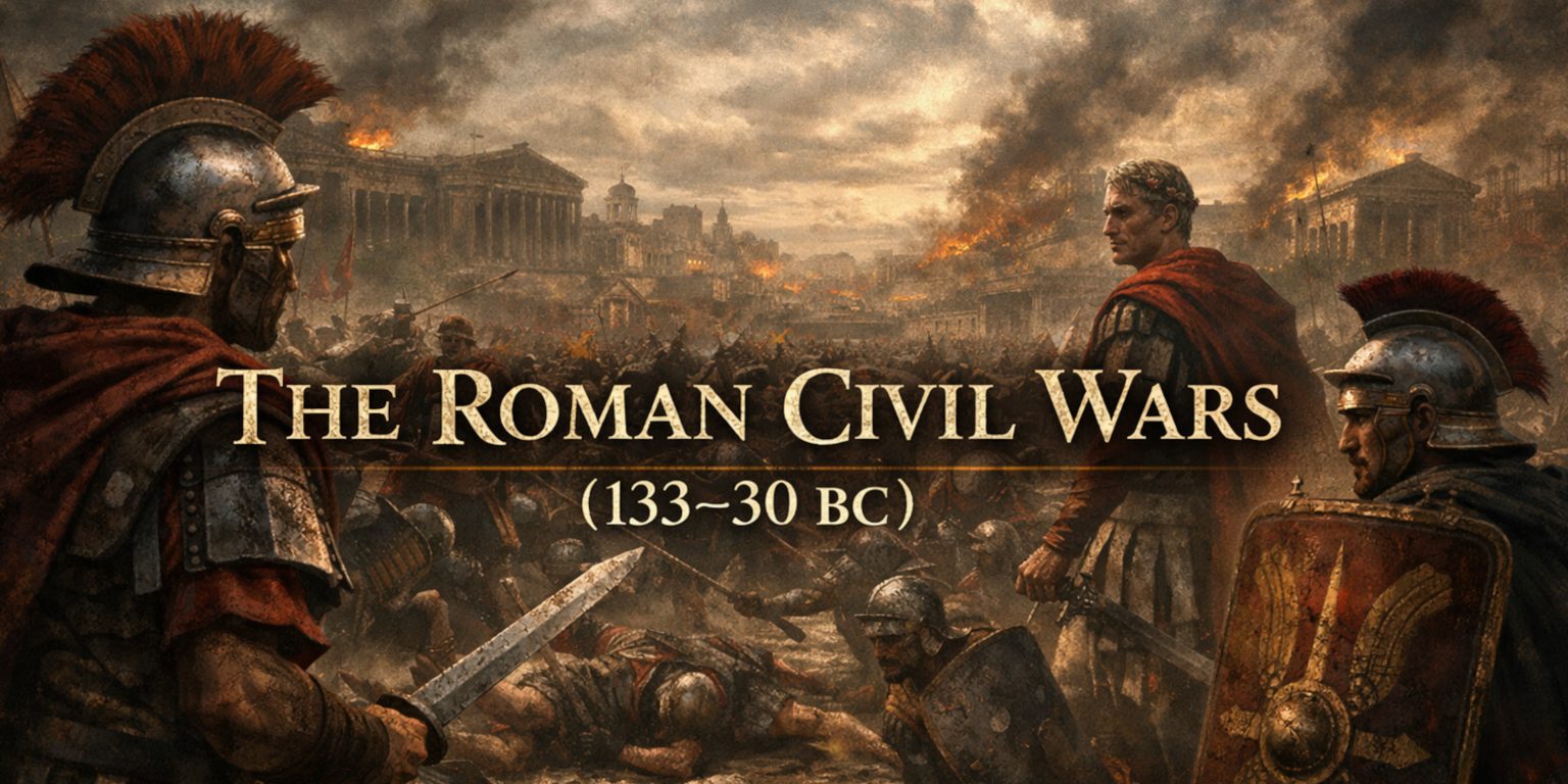 The Roman Civil Wars (133–30 BC): Causes, Battles, Leaders